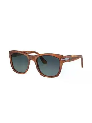 Persol Round-frame Straight-arm Sunglasses