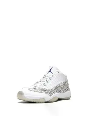 JORDAN Air Retro Low Cobalt Sneakers - White