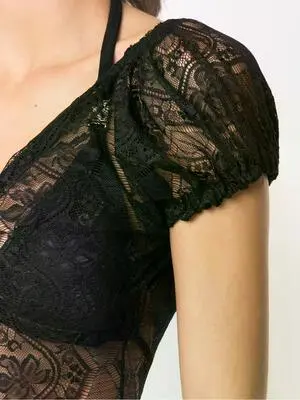 AMIR SLAMA Lace Long Swimsuit