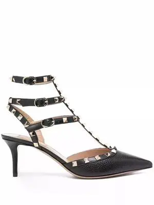 Valentino Garavani 65mm Rockstud Caged Heeled Pumps - Black