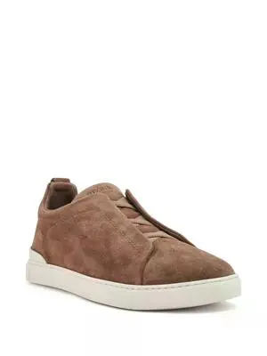 Zegna Suede Low-top Sneakers