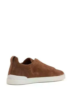 Zegna Suede Low-top Sneakers