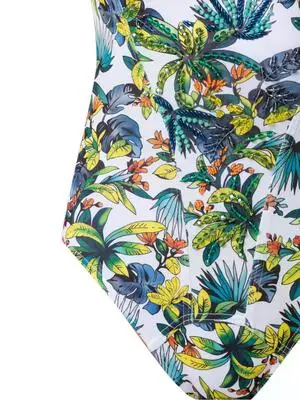 AMIR SLAMA Printed One Piece Swimsuit