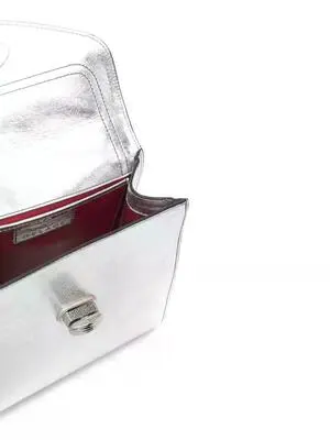 DELAGE Freda Metallic Leather Tote Bag