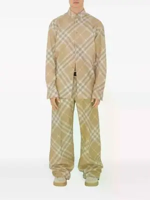 Burberry Embroidered Check Shirt