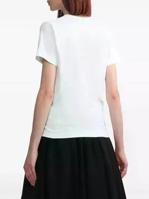 Play Comme Des Garcon Logo-print Cotton T-shirt
