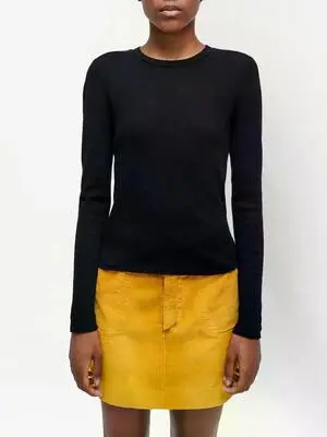 RE/DONE 90s Baby Long-sleeve Jumper - Black