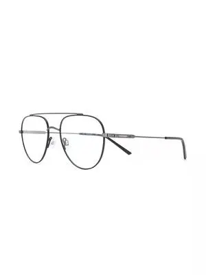 Calvin Klein Matte Finish Pilot-frame Glasses