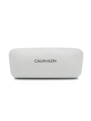 Calvin Klein Matte Finish Pilot-frame Glasses