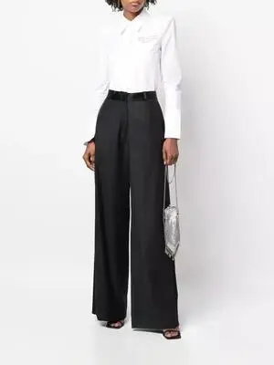 ALMAZ Wide-leg Wool Trousers