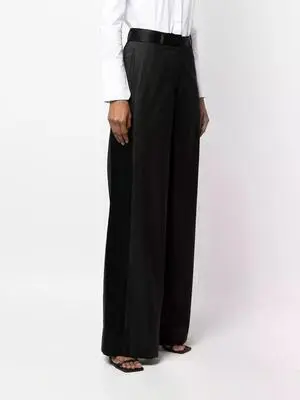 ALMAZ Wide-leg Wool Trousers