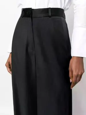 ALMAZ Wide-leg Wool Trousers