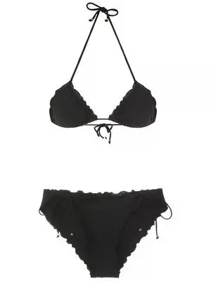 AMIR SLAMA Triangle Bikini Set - Black