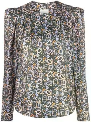 Isabel Marant Étoile Lensy Floral-print Blouse