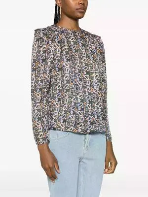 Isabel Marant Étoile Lensy Floral-print Blouse