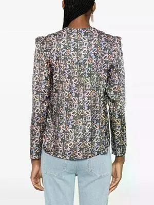 Isabel Marant Étoile Lensy Floral-print Blouse