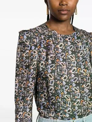 Isabel Marant Étoile Lensy Floral-print Blouse