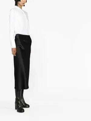 MAISON MARGIELA Bias-cut Satin Midi Skirt