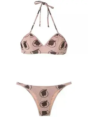 AMIR SLAMA Printed Bikini Set