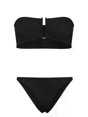 PARAMIDONNA Frida Smock-Design Bikini Set Black