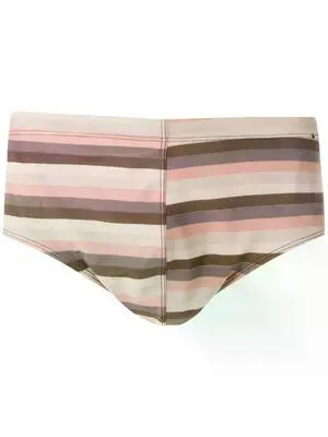 AMIR SLAMA Striped Swim Trunks - Multicolour