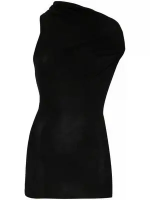 Helmut Lang Asymmetric Draped Top