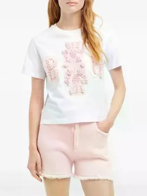BARRIE Embroidered-logo T-shirt