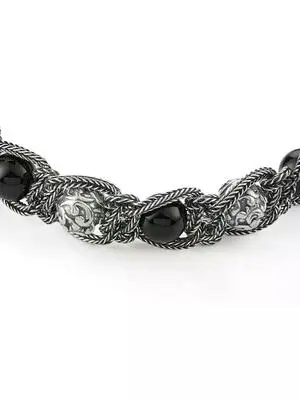 Emanuele Bicocchi Arabesque Shamballa Bracelet - Silver