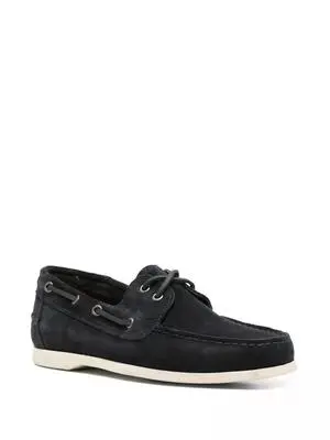 Manebí Suede Boat Shoes - Blue