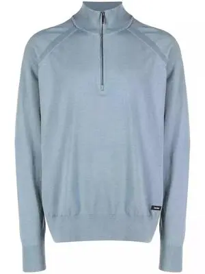 Calvin Klein Lyocell-blend Quarter-zip Jumper