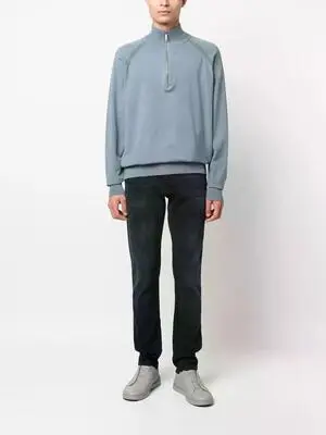 Calvin Klein Lyocell-blend Quarter-zip Jumper