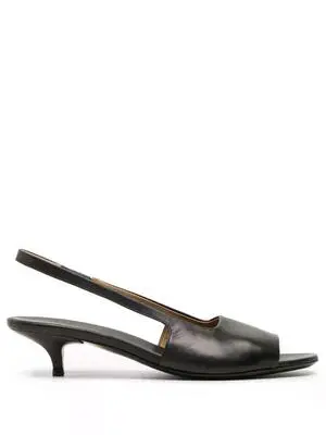 Marsèll Fiuto Leather Slingback Sandals - Black