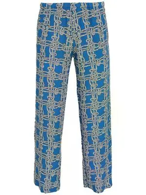 AMIR SLAMA Graphic-print Trousers