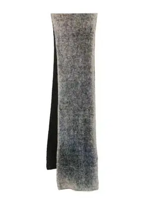 Paul Smith Mohair Rib Scarf - Neutrals