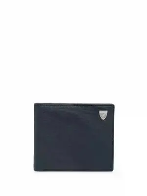 ASPINAL OF LONDON Textured Bi-fold Wallet - Blue