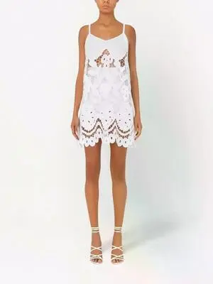 Dolce & Gabbana Openwork Sleeveless Minidress
