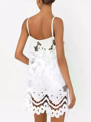 Dolce & Gabbana Openwork Sleeveless Minidress