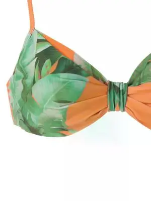 AMIR SLAMA Mata Atlântica Print Bikini Set