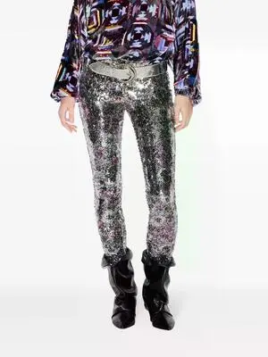 Isabel Marant Étoile Bella Sequinned Leggings