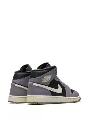 JORDAN Air 1 Mid Cement Sneakers - Grey