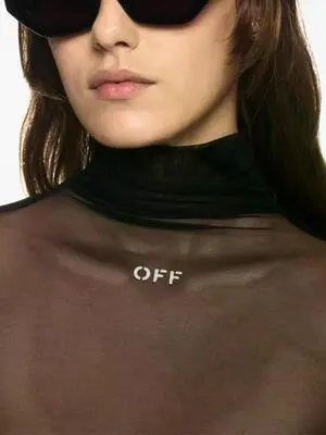 Off-White Off Stamp Long-sleeve Top