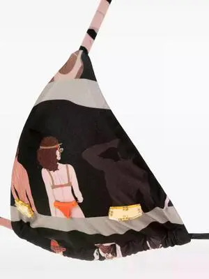 AMIR SLAMA Graphic-print Bikini