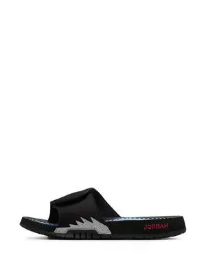 JORDAN Hydro 5 Metallic Slides - Black