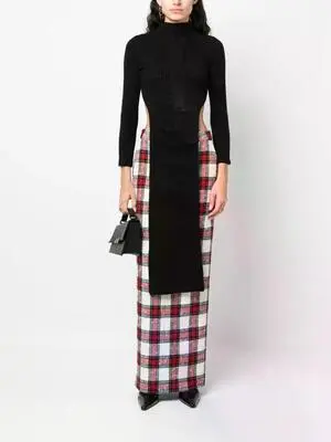 PATOU Cut-out Detail Wool Knitted Top