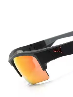 PUMA EYEWEAR Oversized Sunglasses With Logo Plaque