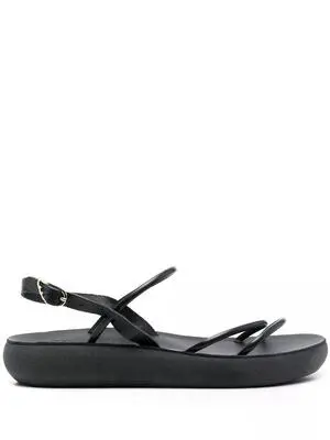 ANCIENT GREEK SANDALS Polis Slingback Sandals - Black