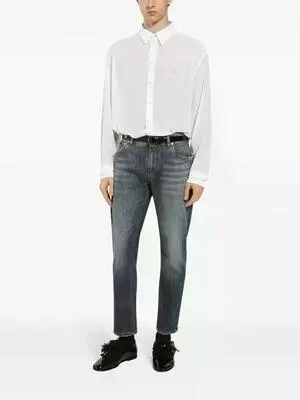 Dolce & Gabbana Washed Tapered Jeans