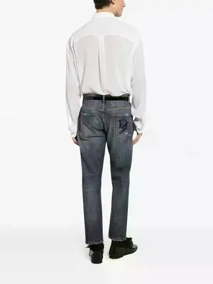 Dolce & Gabbana Washed Tapered Jeans