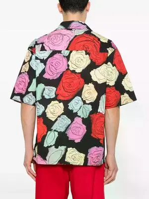 Marni Floral-print Shirt - Black