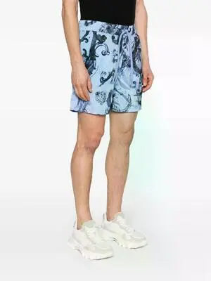 Versace Watercolour Couture-print Deck Shorts